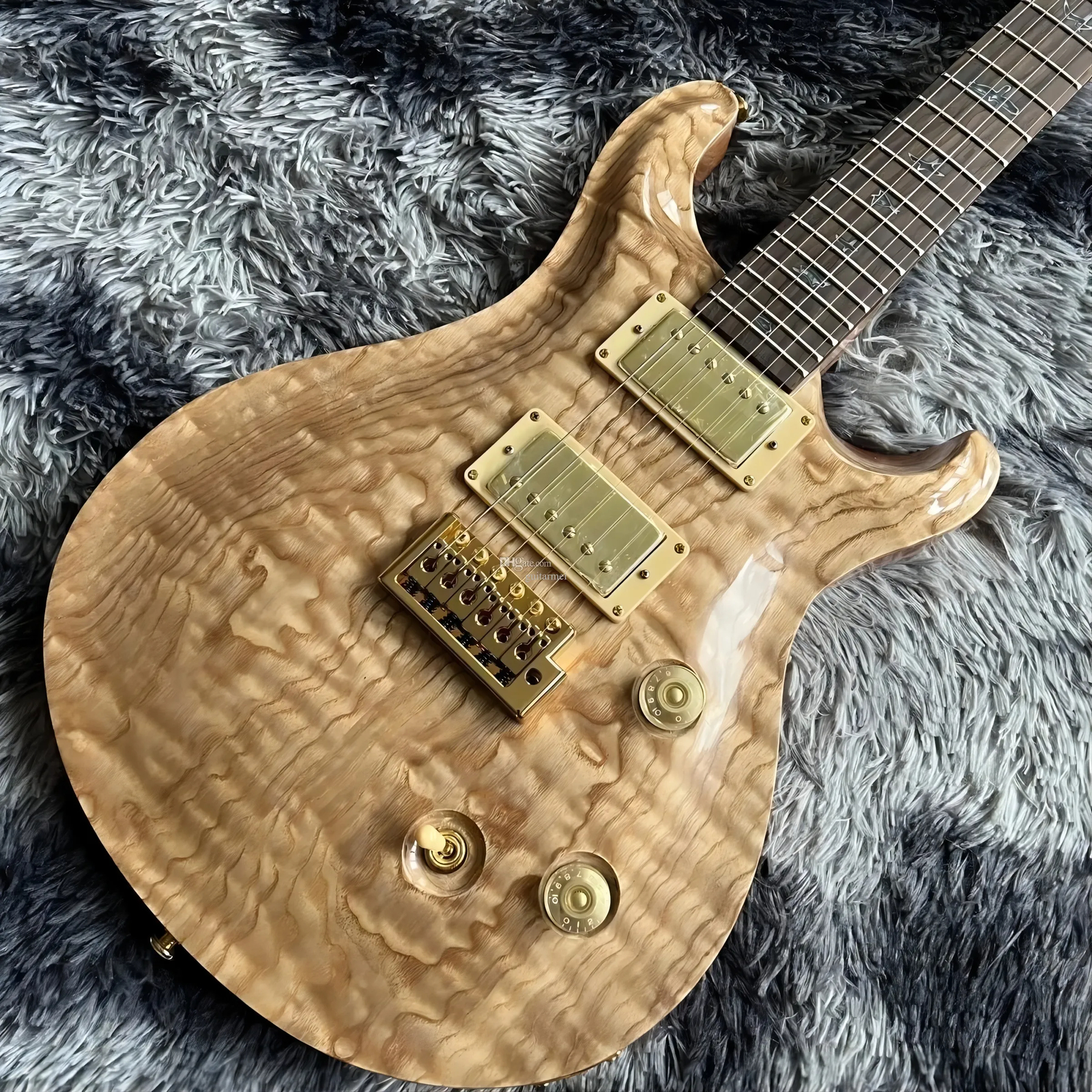 Hot Sale Custom Portable Prs Electric Guitar, Log Color, Jacaranda ...