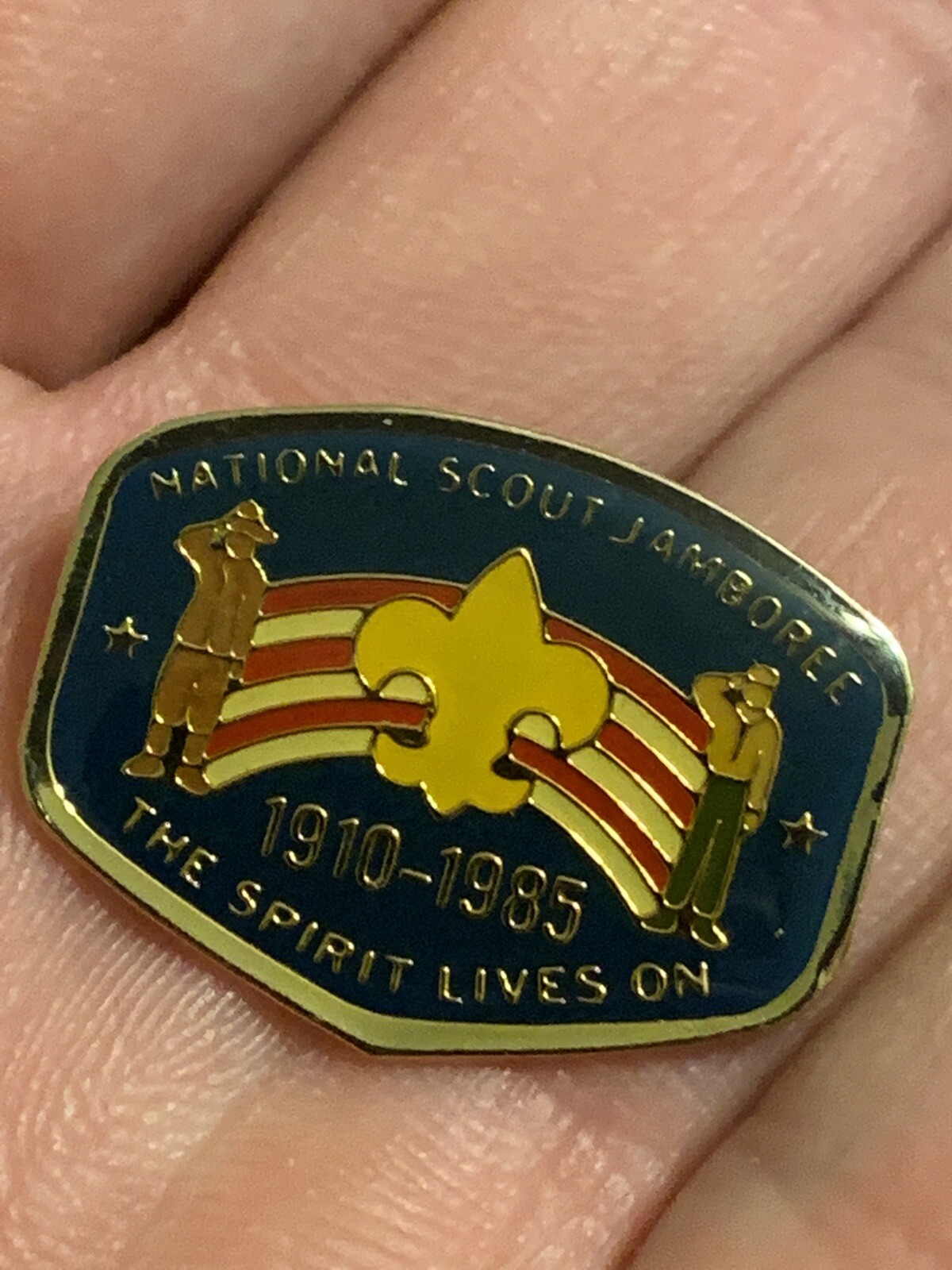 Vintage National Jamboree 75th Anniversary BSA Lapel Pin HAT PIN ...