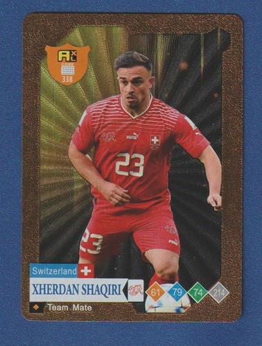 XHERDAN SHAQIRI 2023-24 AXL World Football Stars Copper Game Card ...
