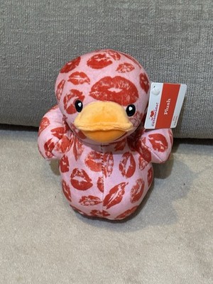 NEW, VALENTINE RED LIPS DUCK 7" PLUSH | eBay