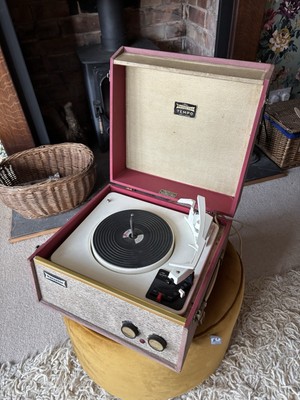 Dansette Tempo Vintage valve record player with Garrard turntable | eBay UK