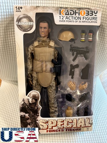 1/6 scale Special Force Police Soldier Military 12" Combat Action ...