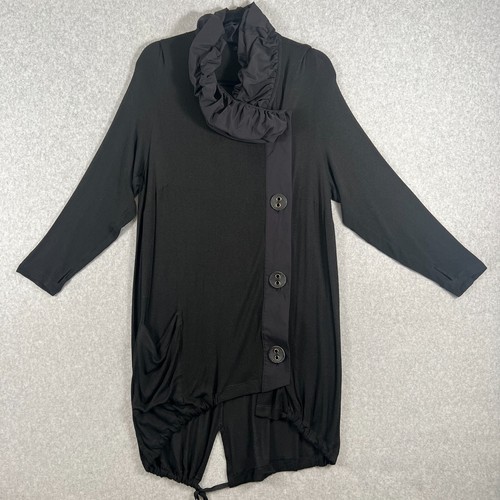 NOR DENMARK Dessin Womens S Lightweight Sheer Long Jacket Black NWT | eBay