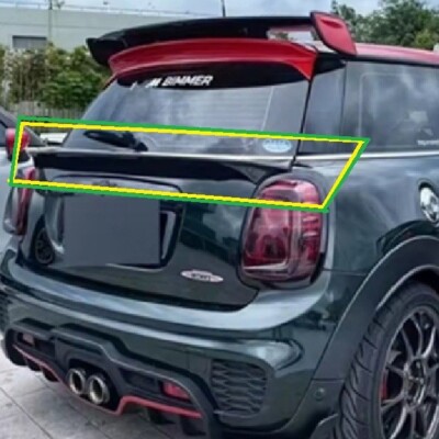 F56 MINI Cooper S JCW Carbon Fibre Mid Level Rear Tailgate Spoiler ...