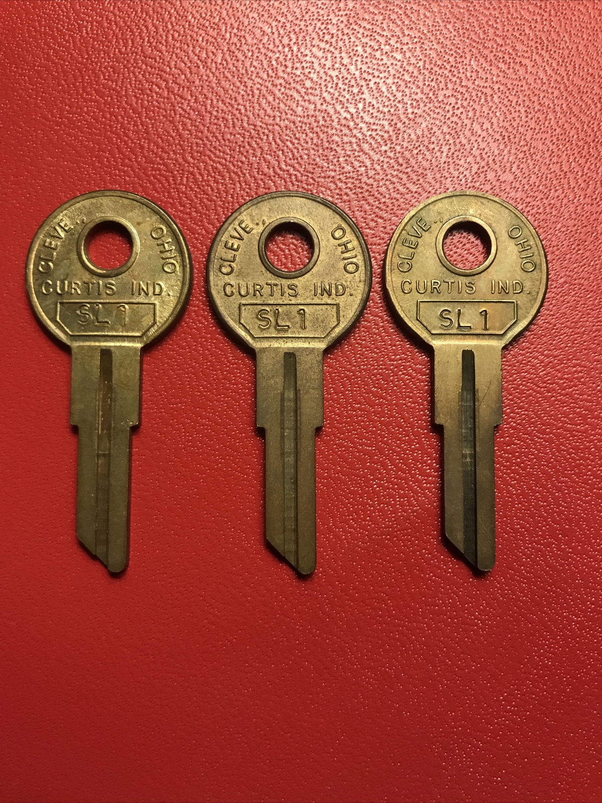 Curtis key blanks SL-1 VINTAGE KEY SL1 Set of 3 [CB2] | eBay