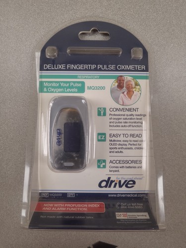 Drive Medical MQ3200 View SpO2 Deluxe Pulse Oximeter | eBay