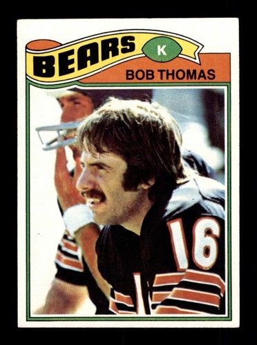 1977 TOPPS Football Vintage Trading Card #382 😎 BOB THOMAS, Chicago ...