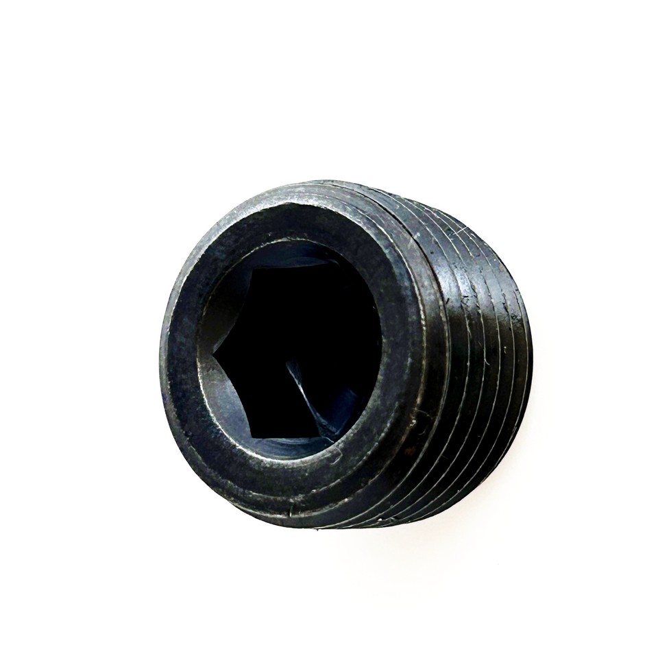 PACK OF 5, 1/2" NPT Pipe Plugs fitting ends Allen Socket PIPE PRESSURE ...