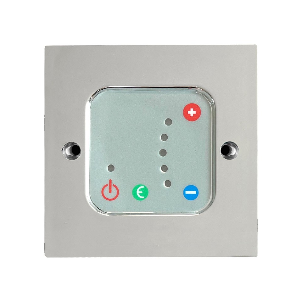 Chrome Wall Controller -Towel Rail & Radiator Heating Element ...