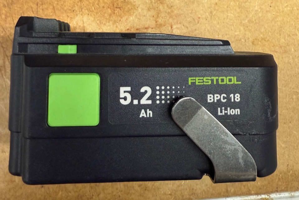 Festool TSC 55 REB-Li Cordless Track Saw, Two batteries and Charger ...