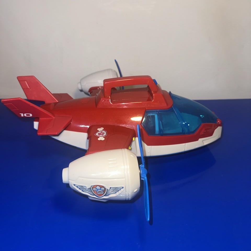 Spin Master Paw Patrol Air Patroller Plane Sounds And Lights Red White ...