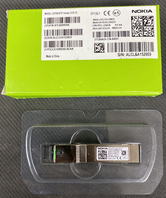 Nokia GPON SFP Module 3FE46899AB ONU I-Temp 1310 TX | eBay