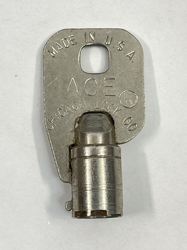 ACE RC050 KEY Chicago Lock Co Vending Laundry Machine cabinet coin box ...