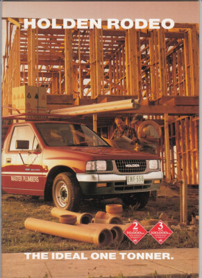 1993 HOLDEN TF RODEO ONE TONNER UTE Australian 26p Brochure Like ISUZU ...