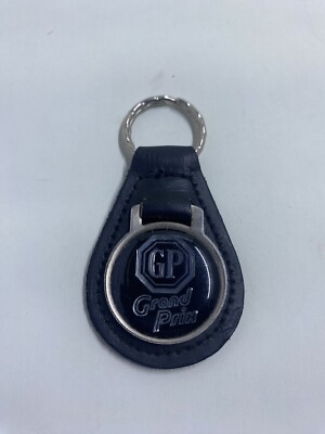 Pontiac Grand Prix Keychain Black Leather Vintage Pontiac Key Chain | eBay