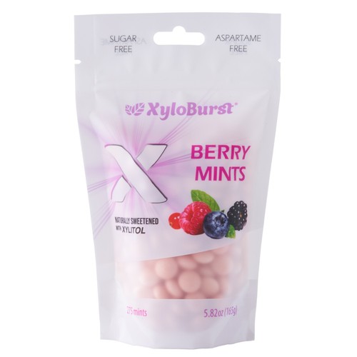 XyloBurst Mints Sugar Free Berry Mint candies with Xylitol 275 Count ...