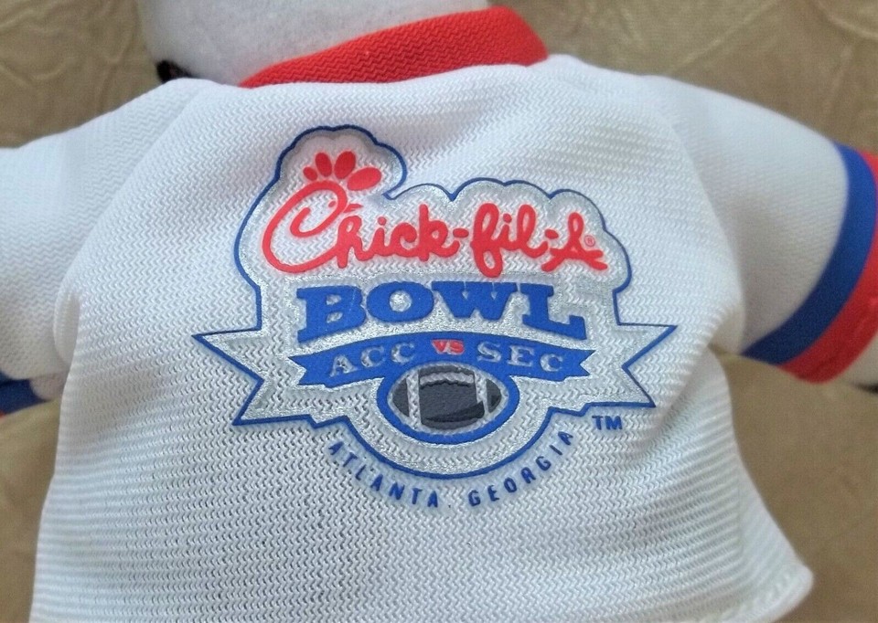 Chick-Fil-A Bowl 6" Miniature Plush Cow Atlanta Georgia SEC vs ACC ...