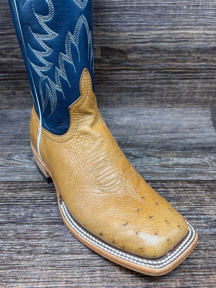 HP8011 Men's Genuine Smooth Ostrich Square Toe Western Boot by Horse ...