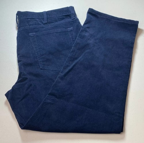 Lands' End Men's Traditional Fit 5Pocket Stretch Cord Pants Navy 34x31 ...
