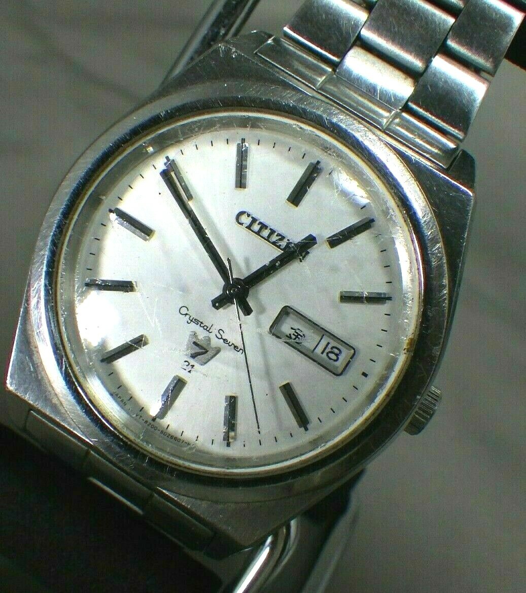 Vintage Citizen Crystal Seven Wristwatch Automatic #0… - Gem