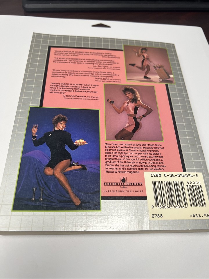 s7- The Muscular Gourmet - paperback, Mandy Tanny, exercise VINTAGE ...