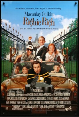RICHIE RICH 1994 MOVIE POSTER Original DS 27x40 MACAULAY CULKIN | eBay