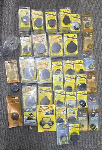 58 PIECES Scope Lens Caps - Includes Butler Creek (45) & Bushwacker & a ...