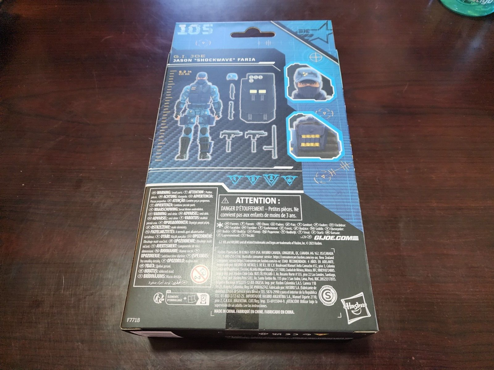 Hasbro G.I. Joe Classified Series Jason "Shockwave" Faria 6 in Action ...