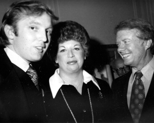 Donald Trump, Louise Sunshine, and President Jimmy Carter Photo | eBay
