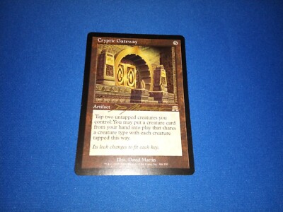 MTG Magic Cryptic Gateway Signed Artist Proof x1 Onslaught David Martin ...