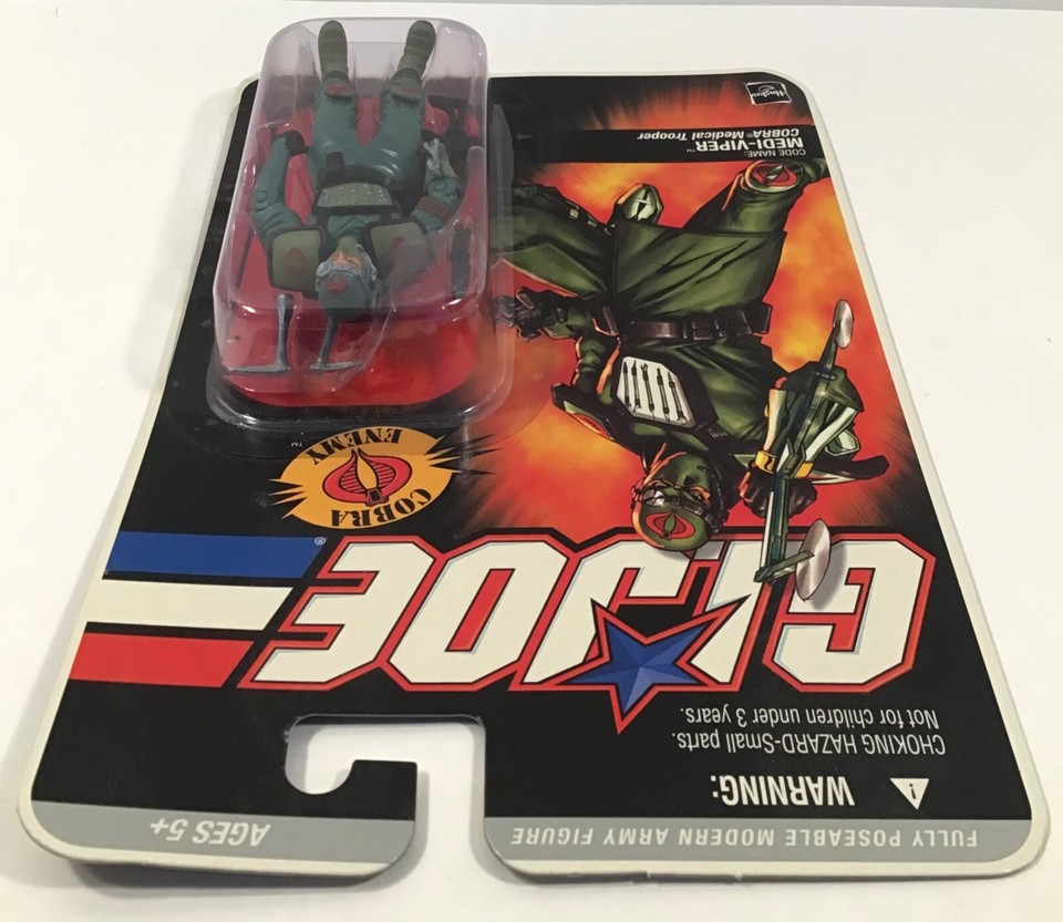 GI Joe DTC Medi-Viper Action Figure Carded 2005 Cobra Medic Trooper | eBay