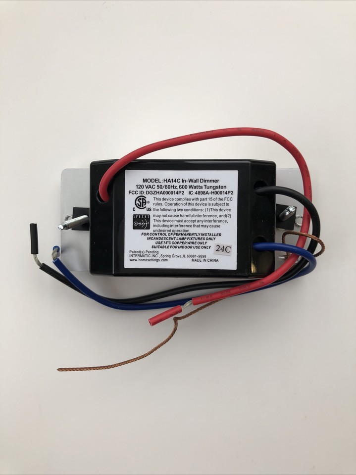 Wayne Dalton Intermatic 600 Watt Dimmer Switch Model HA14 | eBay