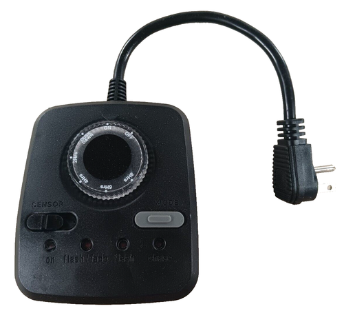 3 Outlet Mechanical Timer 4 Lighting Programs Outdoor TM-063 On Flash ...