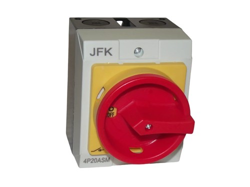 3 PHASE ISOLATOR SWITCH DISCONNECTOR 20 OR 32AMP IP65 WEATHER PROOF NEW ...