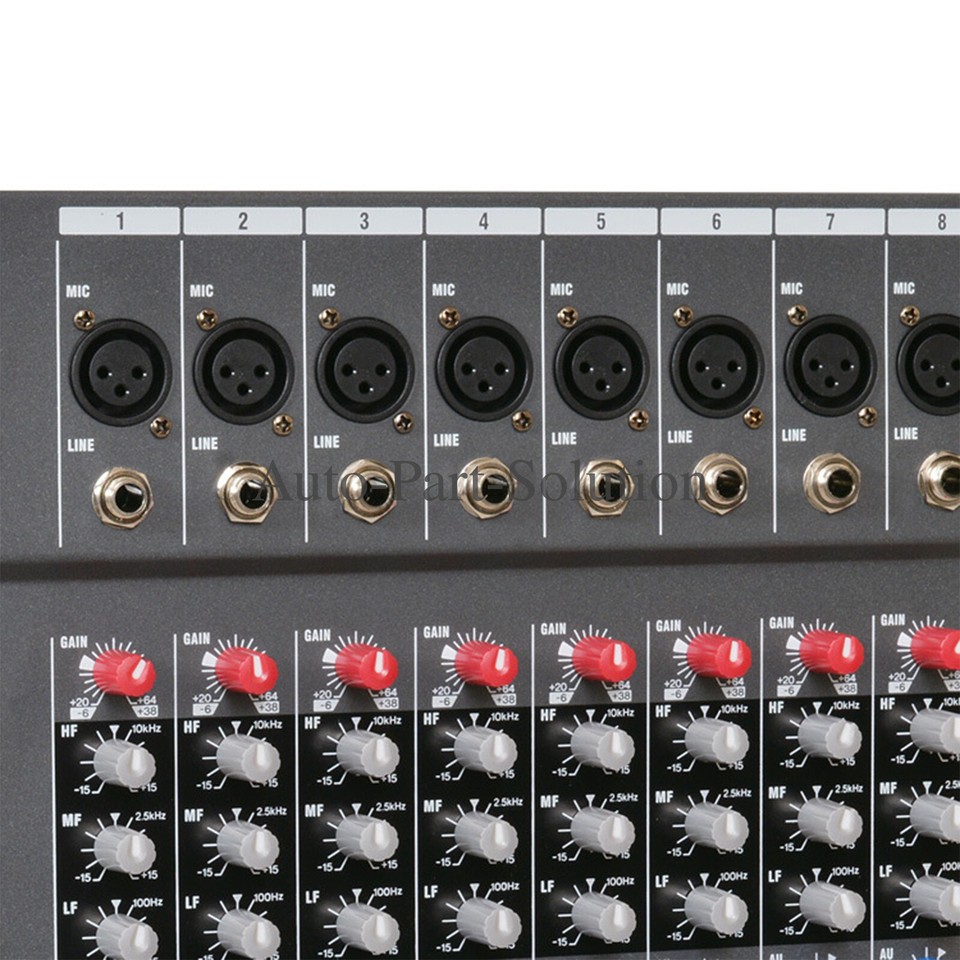 Professional Live Studio Audio Mixer Mixing Console USB Sound Board | eBay