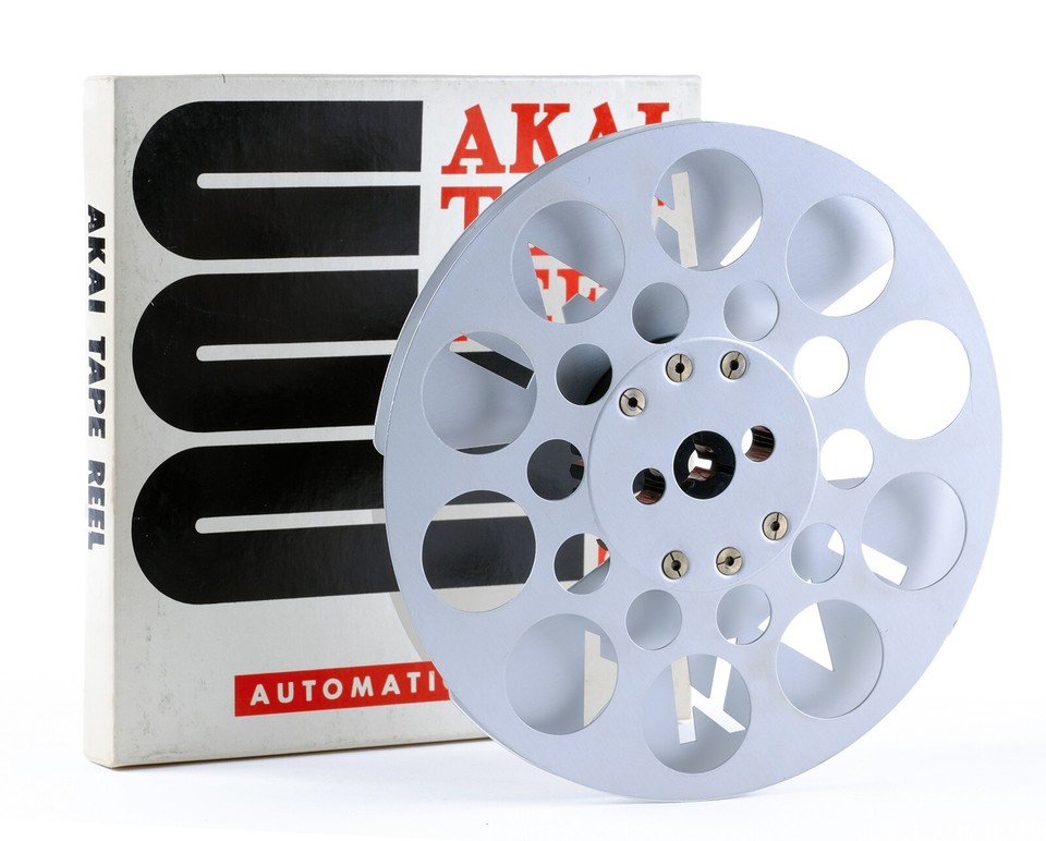 Vintage Akai 7" Inch Die-Cut Metal Reel for Reel to Reel Tape Recorders ...