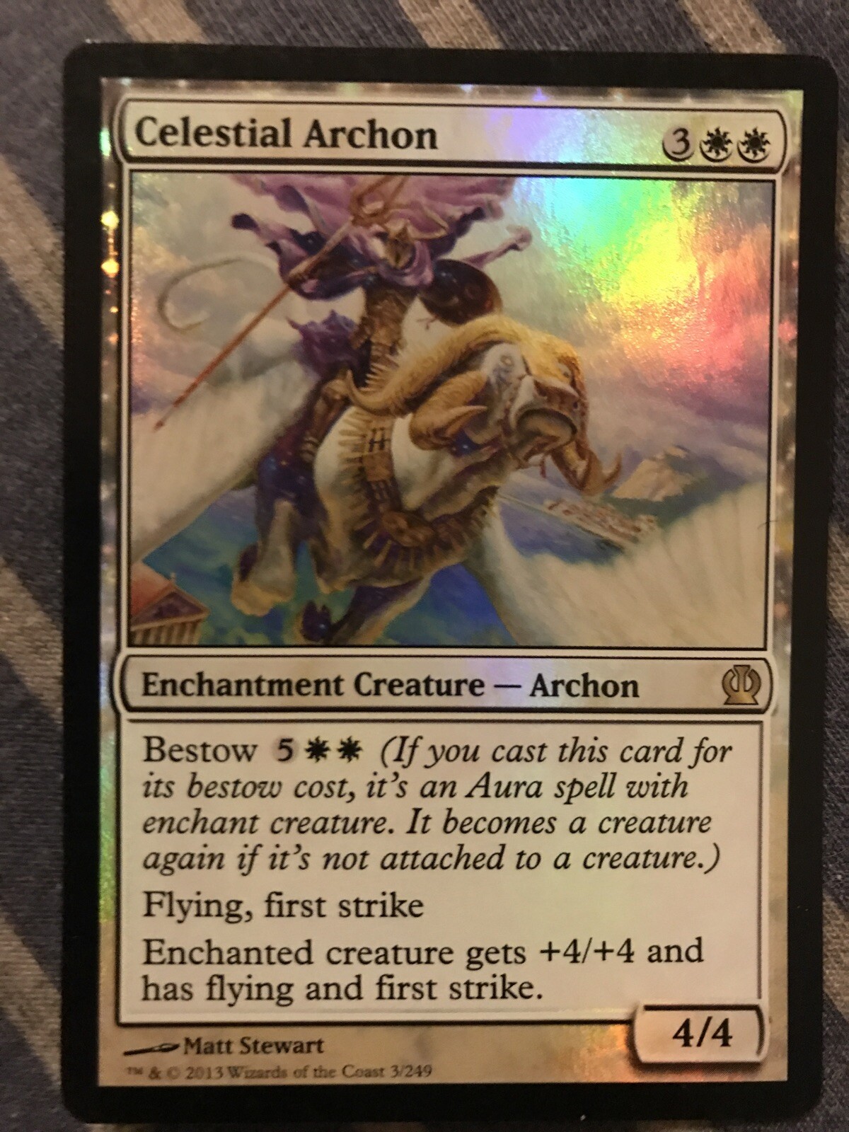 Celestial Archon X1 Theros Foil Moderate Play MTG | eBay