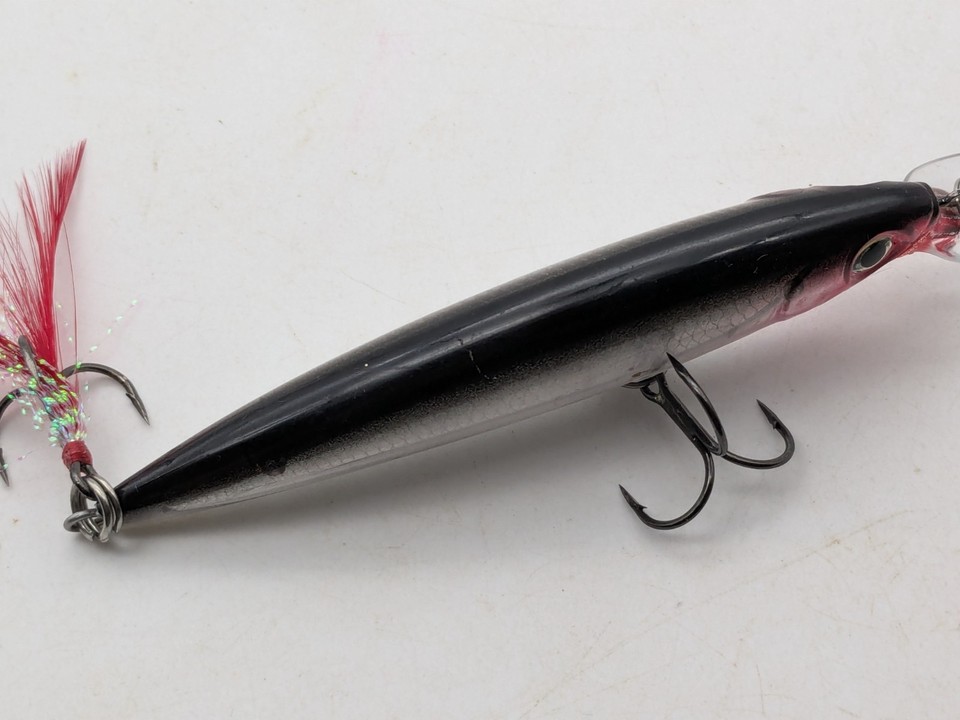 RAPALA X-Rap Extreme Silver Red Fuzz Trailer Rattle Fishing Lure Crank ...