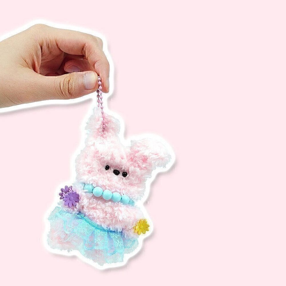 Moru Doll DIY Kit keychain Bunny Plush Make Craft Doll Make Your Own ...