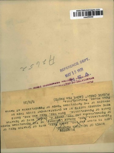 1931 Press Photo Mrs. James Reed, Mrs. Horace Lorimore and Mrs. James J ...