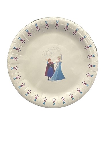 Disney Frozen 18 Paper Plates 6.75” Elsa & Anna 2016 Peachtree ...