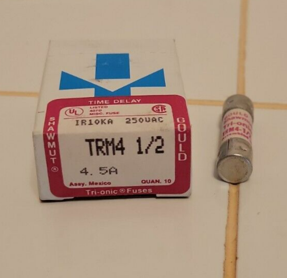 BOX of 10 Gould Shawmut TRM4-1/2 Fuses TRM 4-1/2 NEW IN THE BOX | eBay