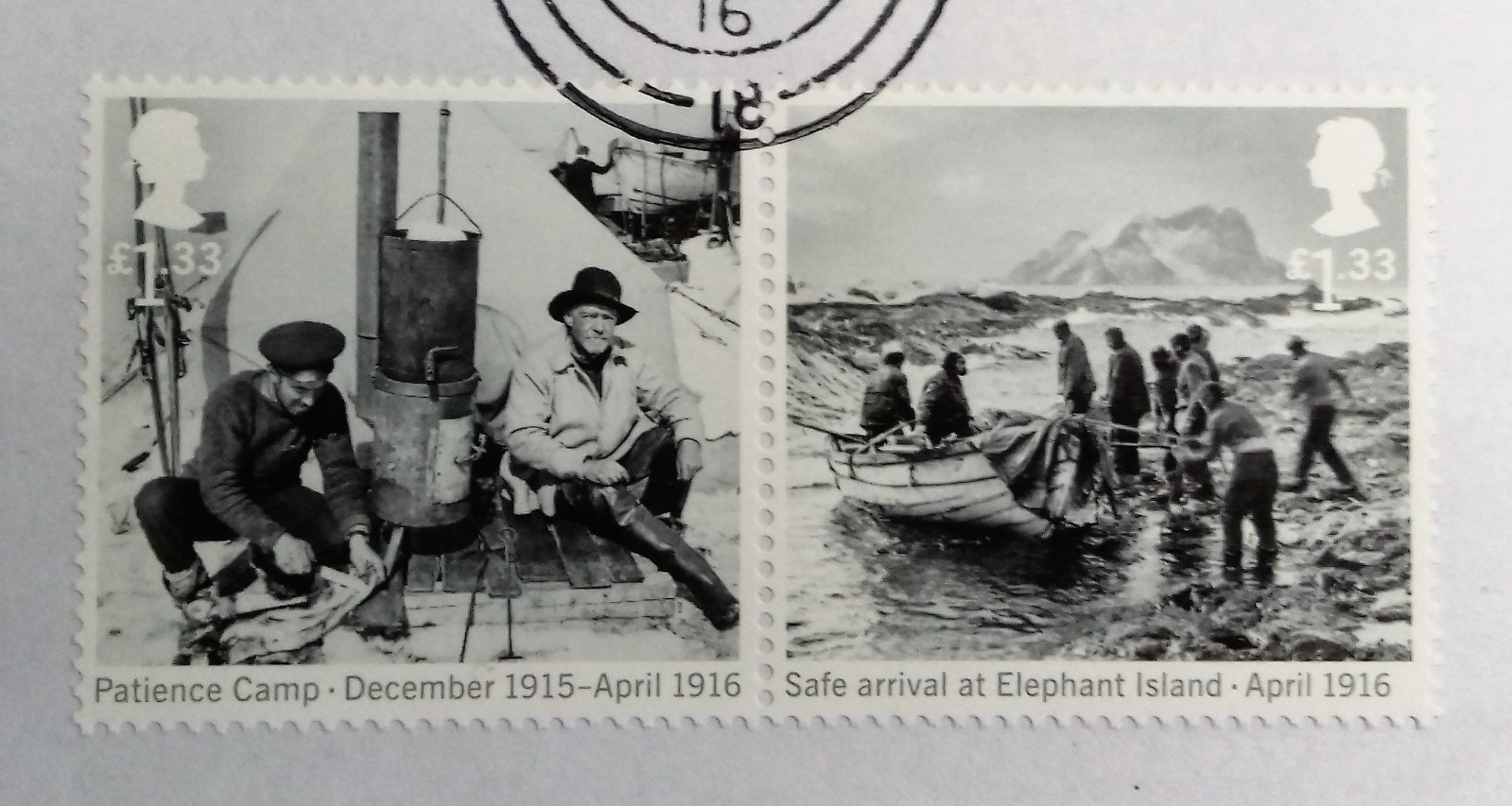 GB 2016 Commemorative Very fine used set of Ernest Shackleton Stamps on ...