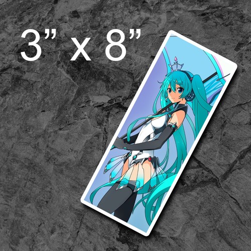 Hatsune Miku Vocaloid Race Queen Outfit Sticker Racing Slap Sticker Car ...