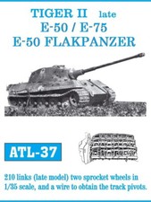 1/35 ATL16 FriulModel Metal Track German Tiger II Jagdtiger Tamiya ...
