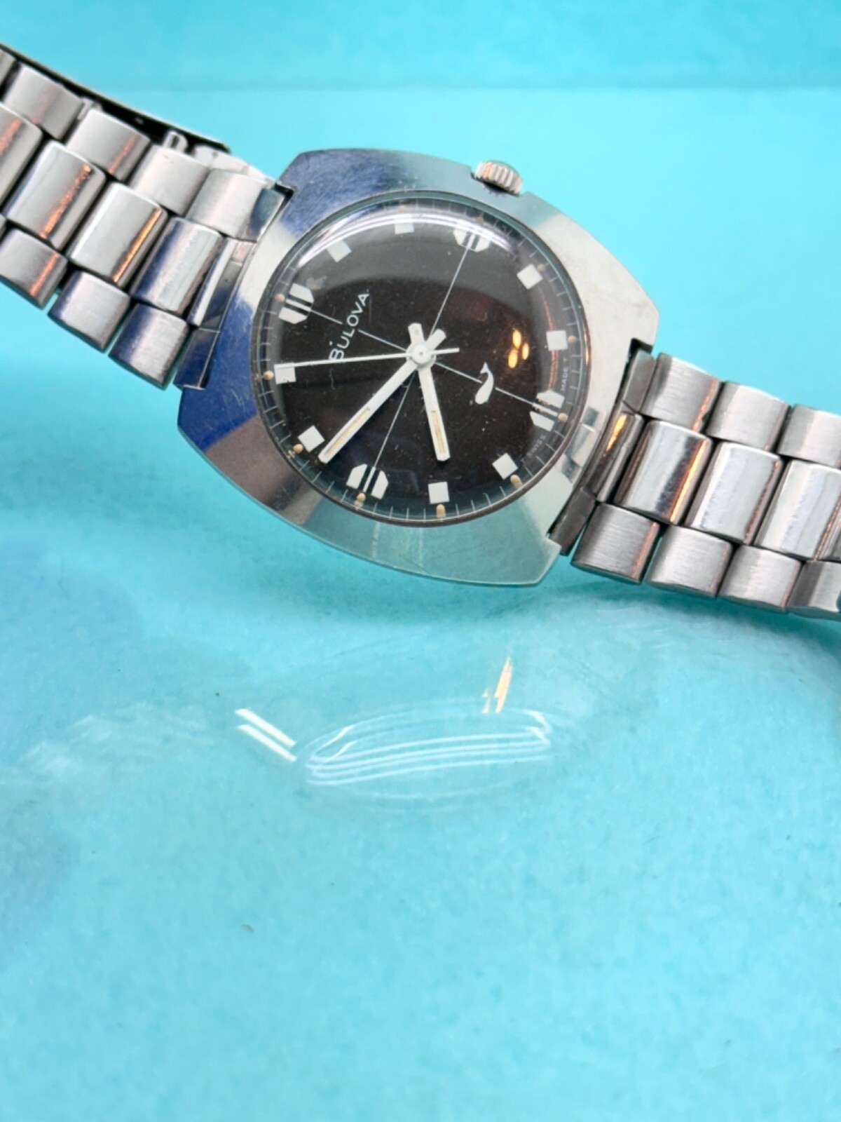 Vintage Bulova Sea King Crosshair Men's Mechanical Wr… - Gem