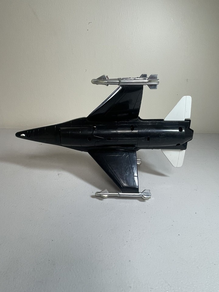 VINTAGE 70S PROCESSED PLASTICS SPACE AGE X-WING JET FIGHTER PLANE MODEL ...
