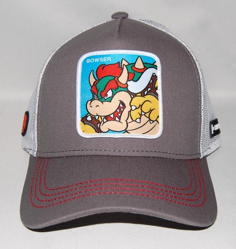 CAPSLAB x Super Mario Bowser Grey Unisex Trucker Hat Cap Kappe - NEW | eBay