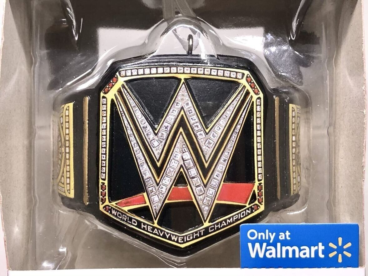 NEW Hallmark WWE Championship Belt Ornament Exclusive Christmas NEW | eBay