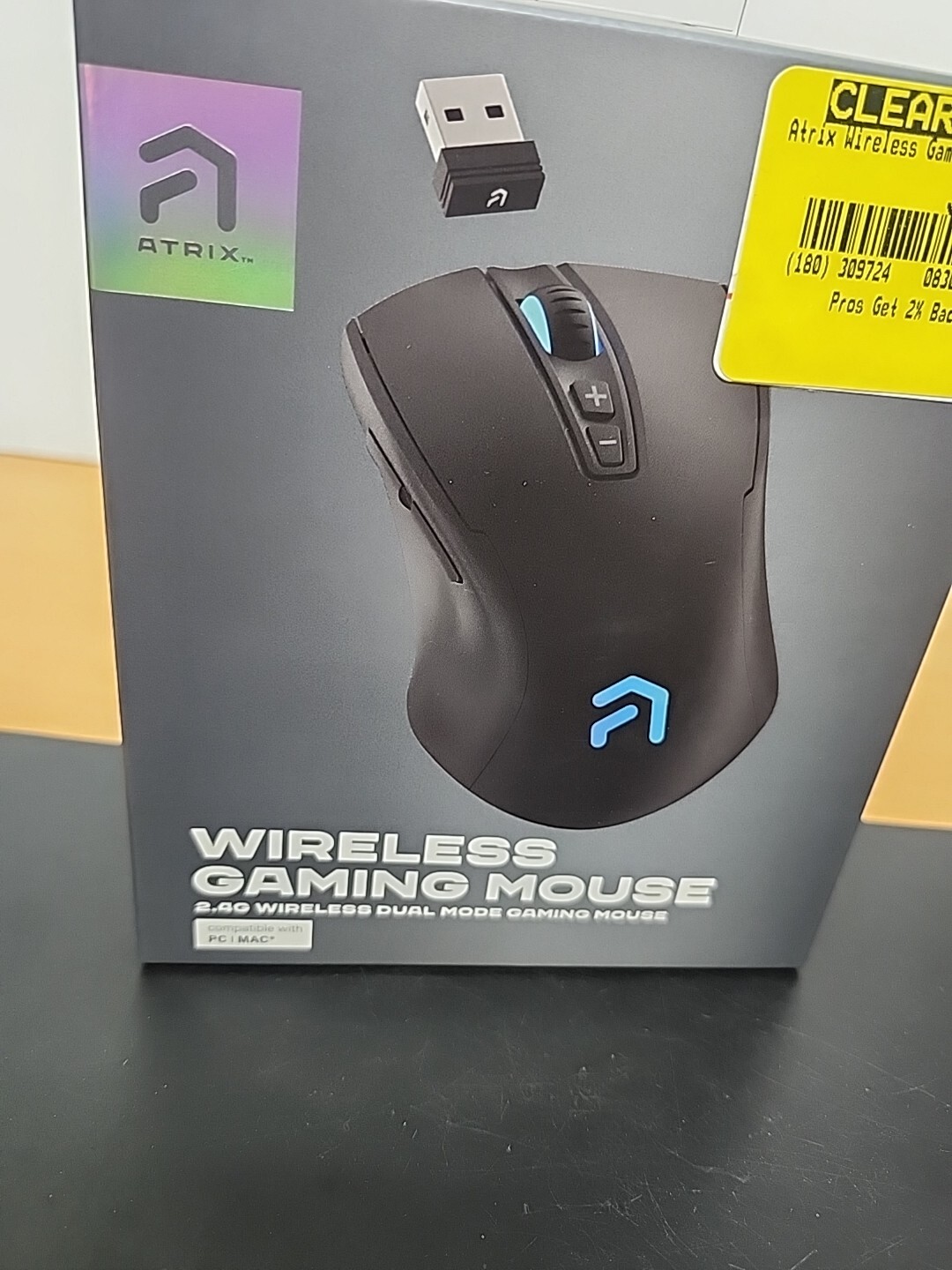 Wireless Gaming Mouse Atrix with RGB for PC Mac 2.4G Dual Mode 7 ...